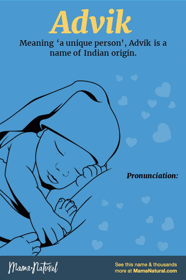 Advik Name Meaning, Origin, Popularity, Boy Names Like Advik - Mama Natural