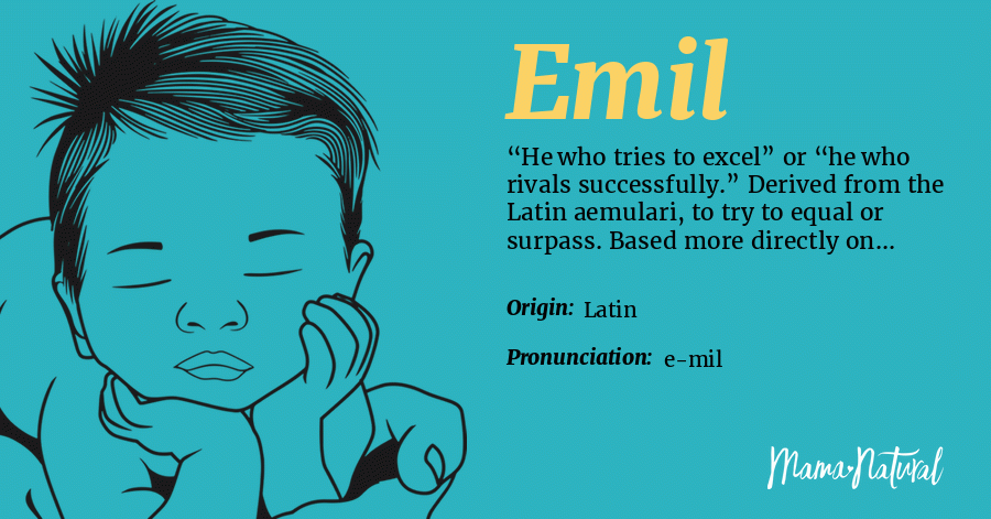 Emil Name Meaning, Origin, Popularity, Boy Names Like Emil - Mama Natural