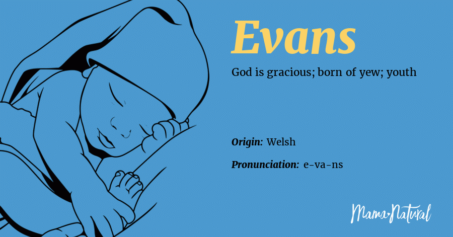 Evans Name Meaning, Origin, Popularity, Boy Names Like Evans - Mama Natural