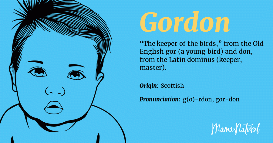 Gordon Name Meaning, Origin, Popularity, Boy Names Like Gordon - Mama ...