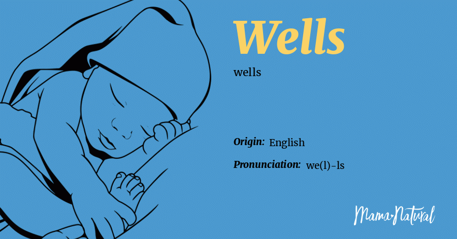 Wells Name Meaning, Origin, Popularity, Boy Names Like Wells - Mama Natural
