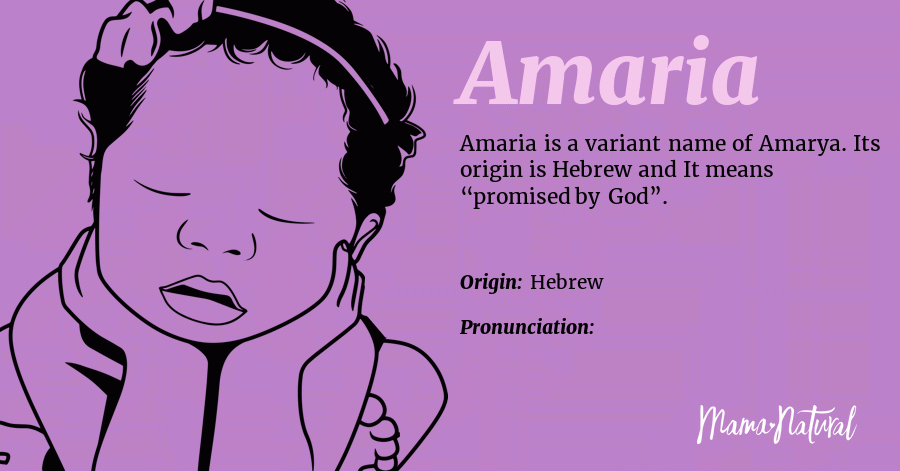 Amaria Name Meaning, Origin, Popularity, Girl Names Like Amaria - Mama ...