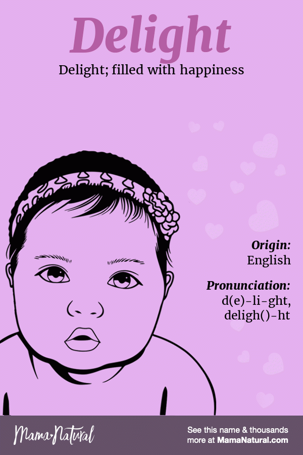 Delight Name Meaning, Origin, Popularity, Girl Names Like Delight ...