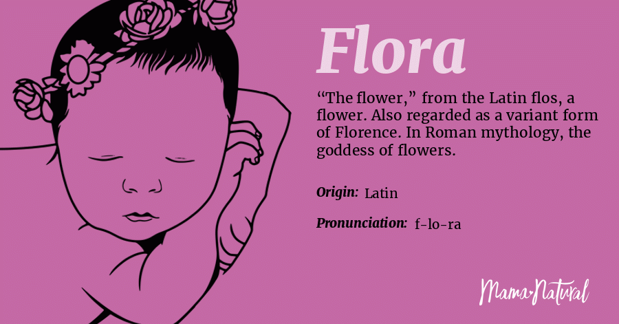Flora Name Meaning, Origin, Popularity, Girl Names Like Flora - Mama ...