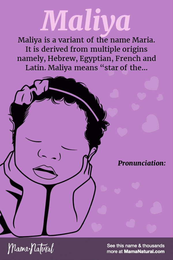 Maliya Name Meaning, Origin, Popularity, Girl Names Like Maliya - Mama ...