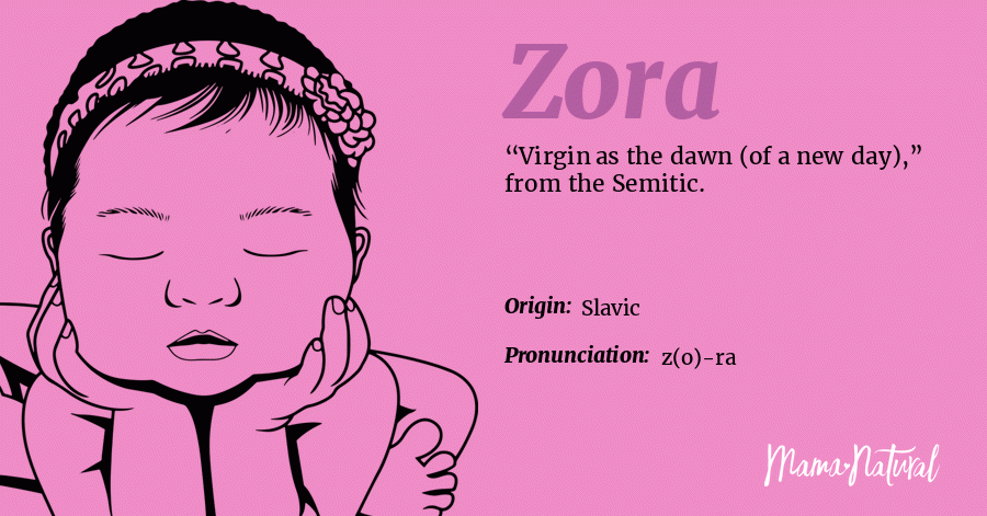 Zora Name Meaning, Origin, Popularity, Girl Names Like Zora - Mama Natural